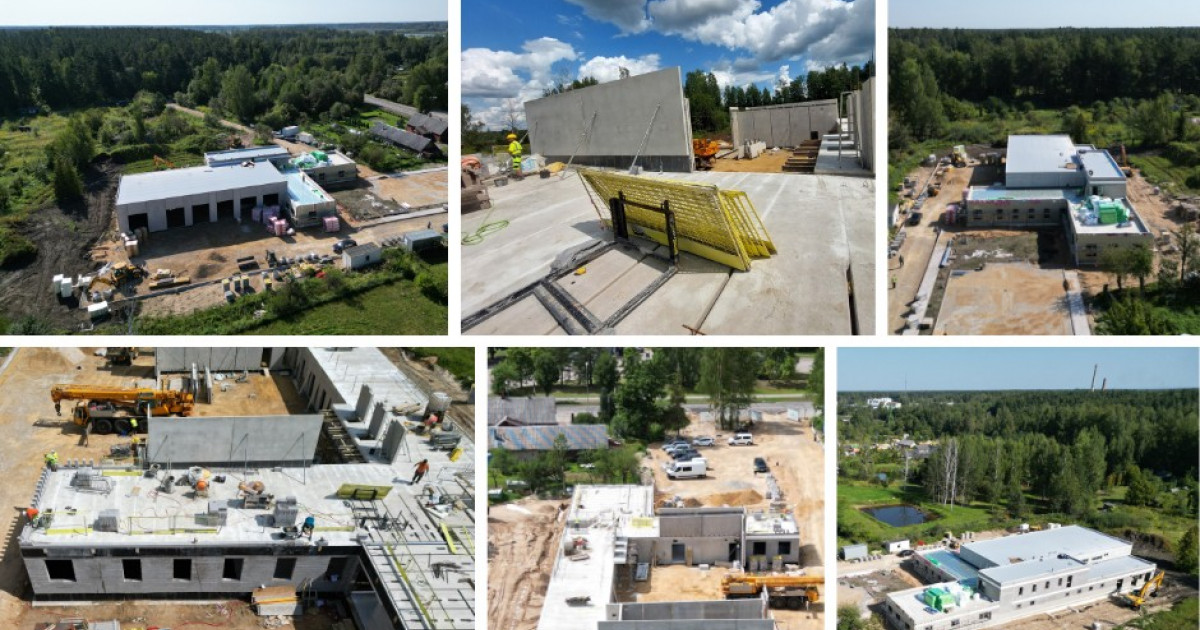The construction of the new disaster management center in Līvāni has ...